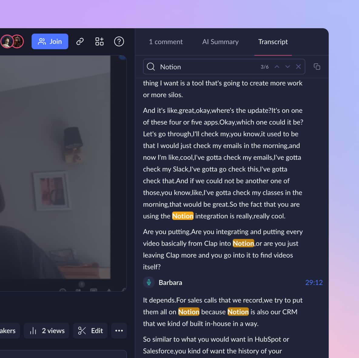 Audio Transcription - Generate meeting transcripts in seconds